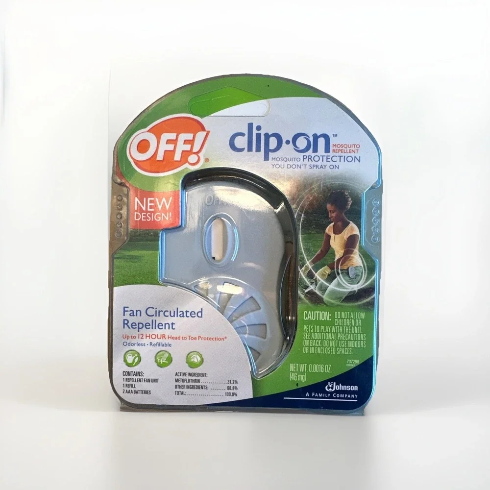 OFF! | Wearables | Off Clip On Mosquito Repellent Fan Circulated Kit ...